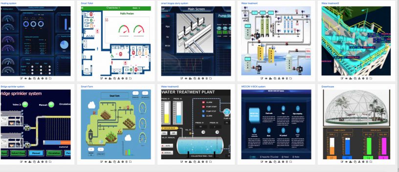HMI Screen With Remote Control and Cloud Storage
