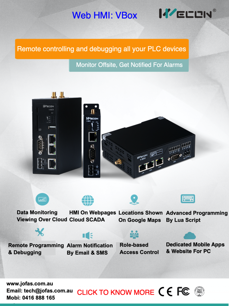 WECON IIOT VBOX | JOFAS - Buy HMI Screen, PLC Controller, Panel PC, Servo Motor/Drive Kits